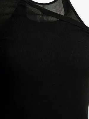 Rick Owens Cotton Banana Tank Top - Black