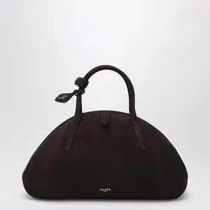 Alaïa Nubuck Top-handle Bag - Brown