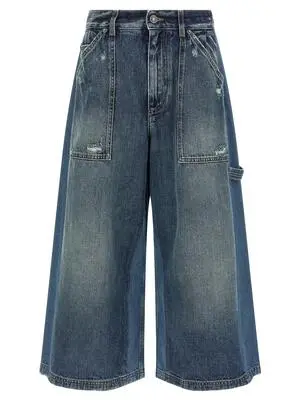 Dolce & Gabbana Denim Bermuda Shorts - Blue