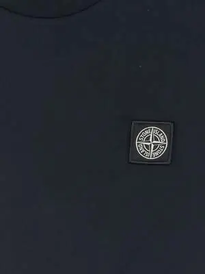 Stone Island Cotton T-shirt With Front Logo Patch