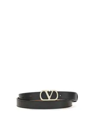 Valentino Garavani Reversible Vlogo Signature Belt - Black