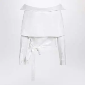 Balenciaga Wrap Shirt - White