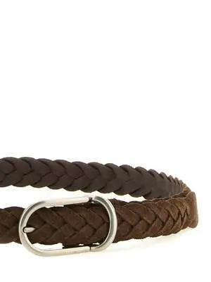 Brunello Cucinelli Woven Suede Belt