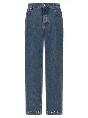 Valentino Garavani Mid Rise Jeans For Men