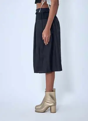 MAISON MARGIELA Topstitching Midi Skirt