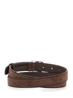 Gucci Suede Gg Belt - Multicolor