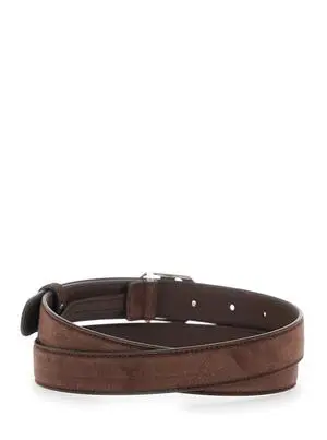 Gucci Suede Gg Belt - Multicolor
