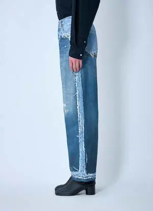 Acne Studios Trompe-l'oeil Jeans