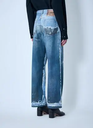 Acne Studios Trompe-l'oeil Jeans
