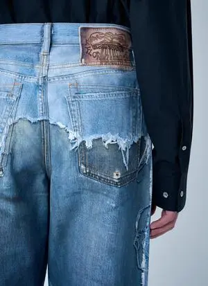 Acne Studios Trompe-l'oeil Jeans