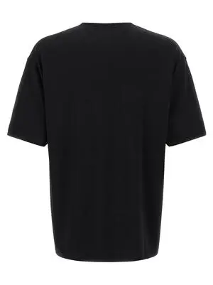 LEMAIRE Cotton And Silk T-shirt - Black