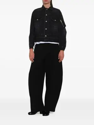 Sacai Denim And Nylon Blouson Jacket