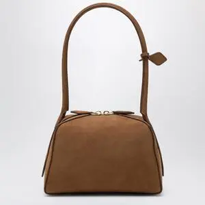 Alaïa Small Le Bouledogue Bag In Light Nubuck - Brown