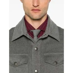 Brunello Cucinelli Grey Jackets Shirt Jackets
