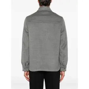 Brunello Cucinelli Grey Jackets Shirt Jackets