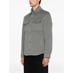 Brunello Cucinelli Grey Jackets Shirt Jackets