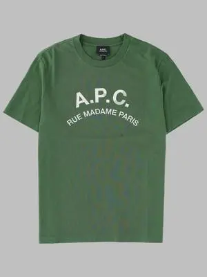 A.p.c. T-shirt Con Logo - Green