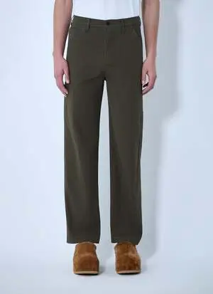 Dries Van Noten Pickerbys Cotton Pants - Green