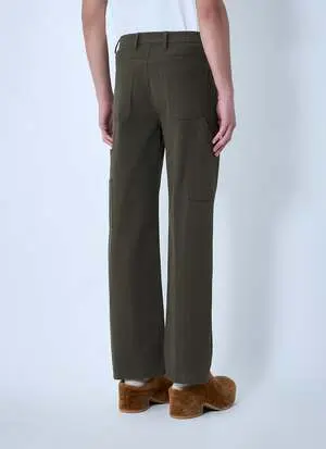Dries Van Noten Pickerbys Cotton Pants