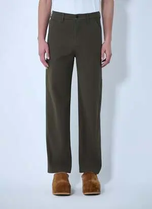 Dries Van Noten Pickerbys Cotton Pants - Green