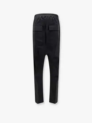 Rick Owens Cotton Drawstring Trousers