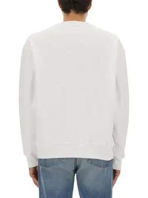 Moschino Sweatshirt With Laurel Crown Logo Embroidery