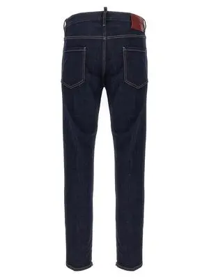 Dsquared2 Cool Guy Cotton Denim Jeans - Blue