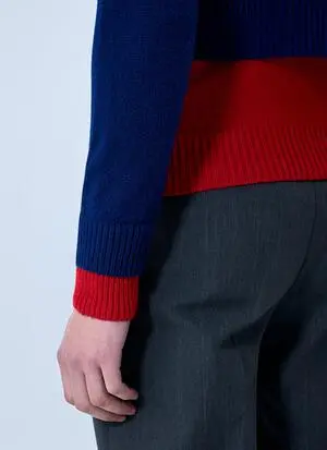 JIL SANDER Layered Knit Sweater - Blue