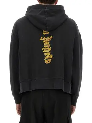 Palm Angels Cotton Hooded Sweatshirt