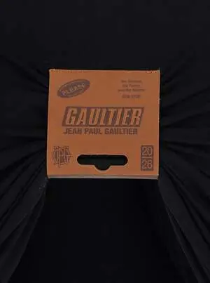 JEAN PAUL GAULTIER Long Sleeve Top With Leather Detail - Multicolor