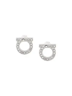 FERRAGAMO Gancini Crystal Earrings - Multicolor