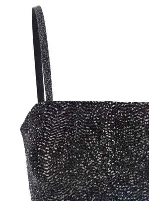 Missoni Sequin Zigzag Motif Midi Dress - Multicolor