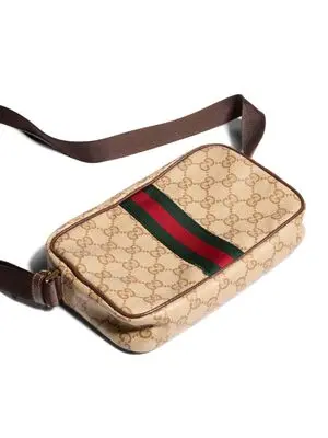 Gucci Web Detail Gg Mini Bag