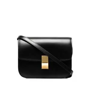 Celine Classic Box Shoulder Bag - Black