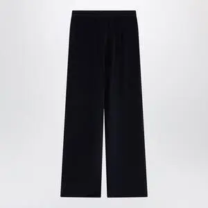 Max Mara Silk Relaxed Trousers - Blue