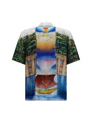 Casablanca Trompe L’oeil Printed Shirt