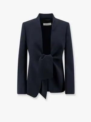 Max Mara Mxmpalo Cady Blazer With Front Knot Detail