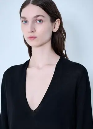 Rick Owens V Neck Pull Knit