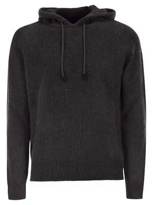 Tagliatore Hunter Maglia A Coste Con Cappuccio