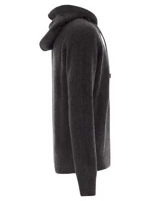 Tagliatore Hunter Maglia A Coste Con Cappuccio
