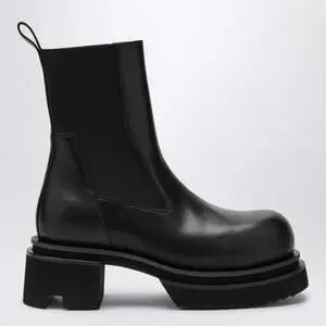 Rick Owens Bogun Leather Boots - Black