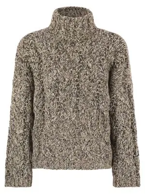 Brunello Cucinelli Soft Wool Cashmere Mohair Sweater - Cream
