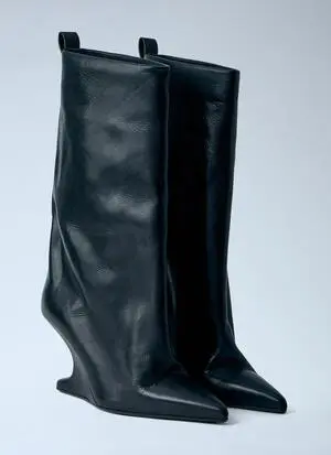 Rick Owens Cantilever 8 Sharp Flared Boots
