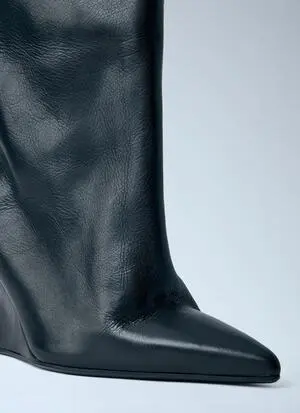Rick Owens Cantilever 8 Sharp Flared Boots