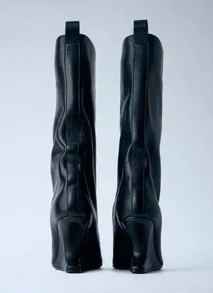 Rick Owens Cantilever 8 Sharp Flared Boots