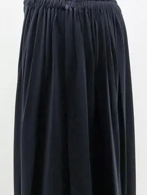 Max Mara Mxmlivrea Pleated Jersey Long Skirt - Multicolor