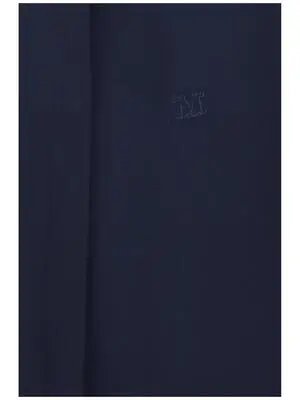 Max Mara Geranio Crepe De Chine Shirt - Blue