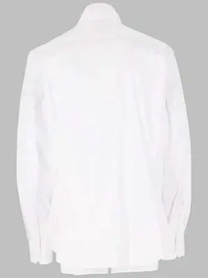 Giorgio Armani Camicia Slim Fit In Popeline Di Cotone