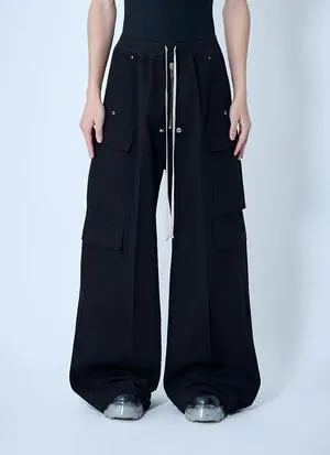 Rick Owens Double Cargo Jumbo Belas Pants - Black