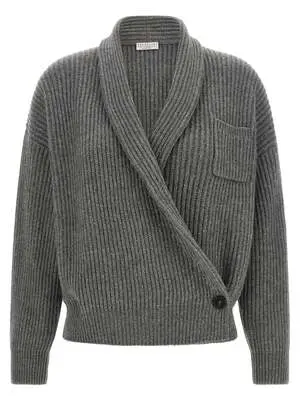 Brunello Cucinelli Wrap Cardigan